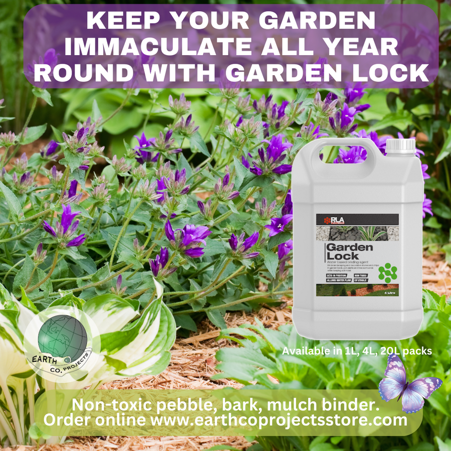 GARDEN LOCK 1 L / 4 L / 20 L - Pebble and Mulch Binder DIY Non Toxic ...