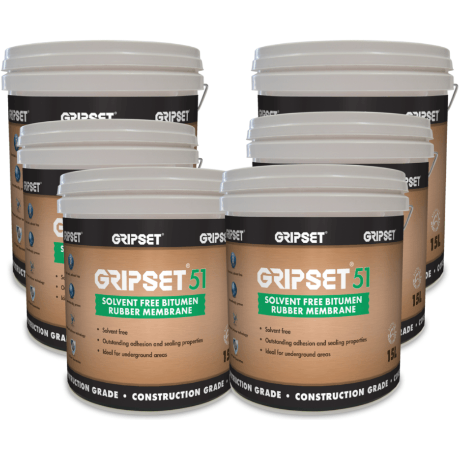 GRIPSET 51 MULTI PURPOSE SOLVENT FREE BITUMEN RUBBER MEMBRANE | 15 Lit ...