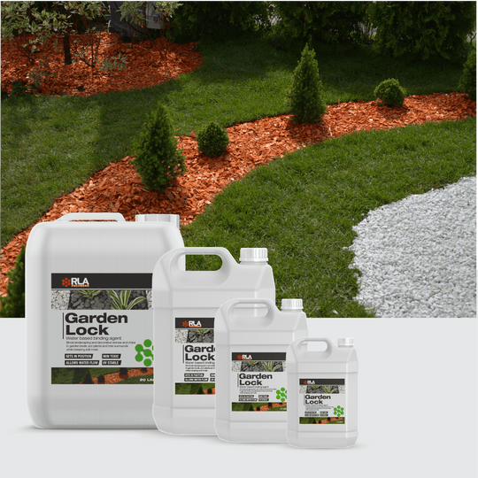 GARDEN LOCK 1 L / 4 L / 20 L - Pebble and Mulch Binder DIY Non Toxic ...